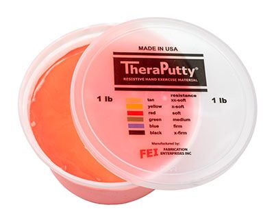 Theraputty: Red & Green Resistive Hand Strengthening Putty